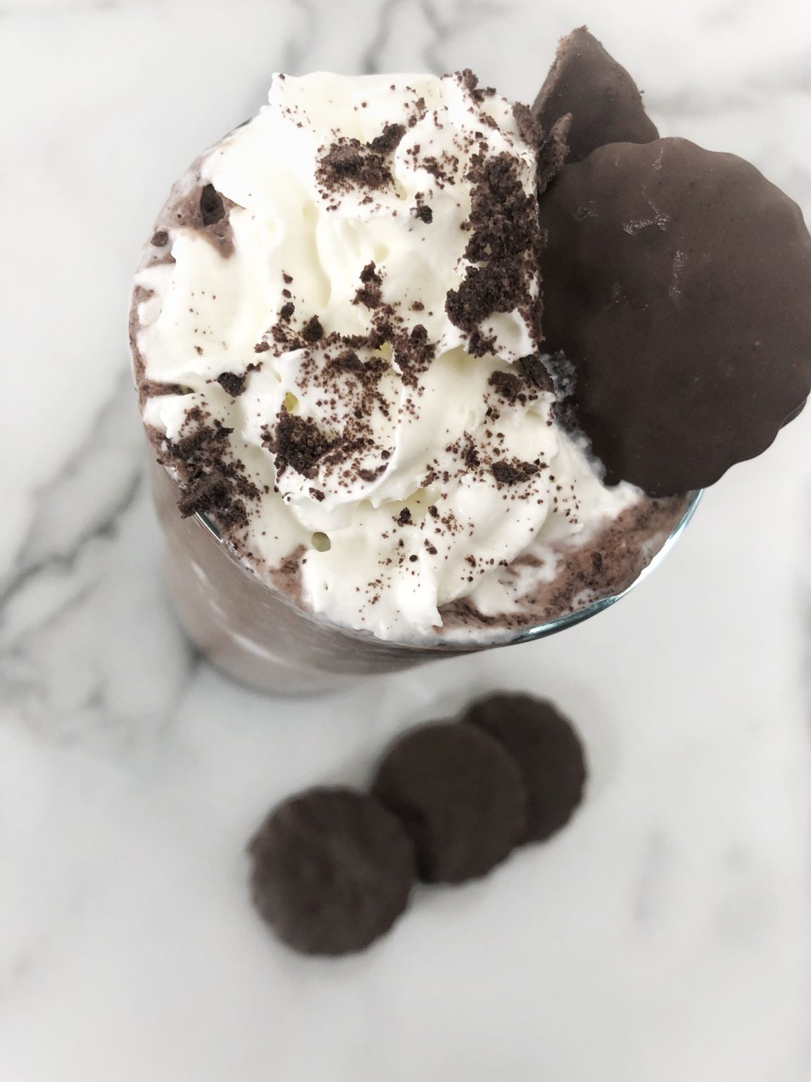 Girl Scout Thin Mint Milkshakes For Two: Easy Valentine’s Day Dessert ...