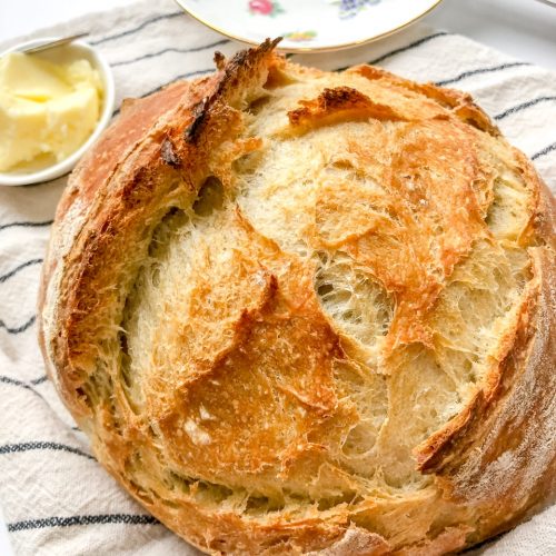 Simple No-Knead Overnight Bread – Our Journey To Home