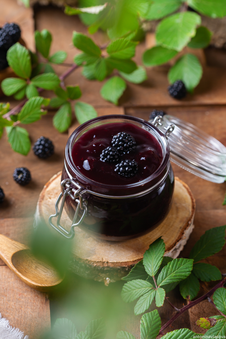 Easy Sure-Jell Less Sugar Blackberry Freezer Jam Recipe – Our Journey ...
